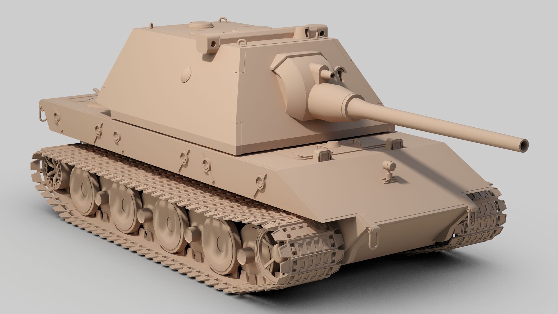 Panzerkampfwagen E 100 3D Model - TurboSquid 1990121