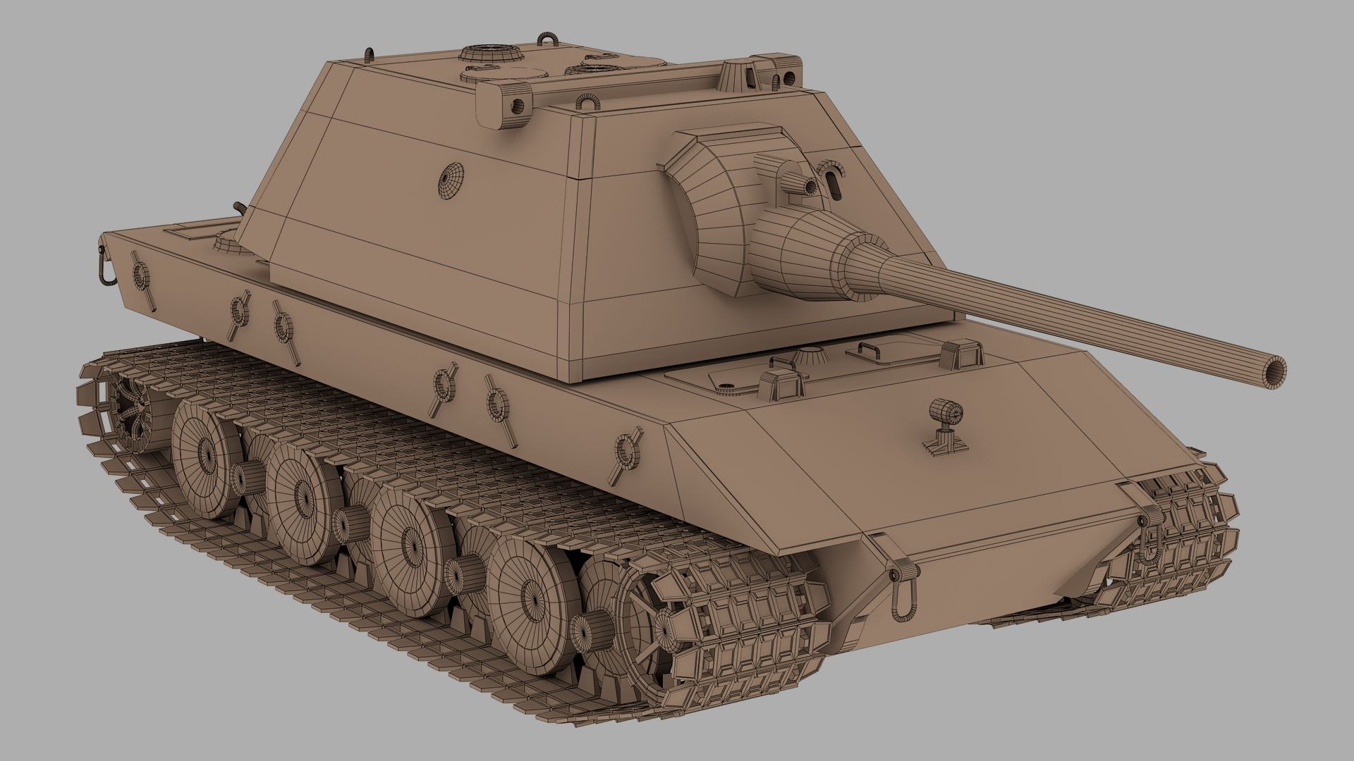 Panzerkampfwagen E 100 3D Model - TurboSquid 1990121