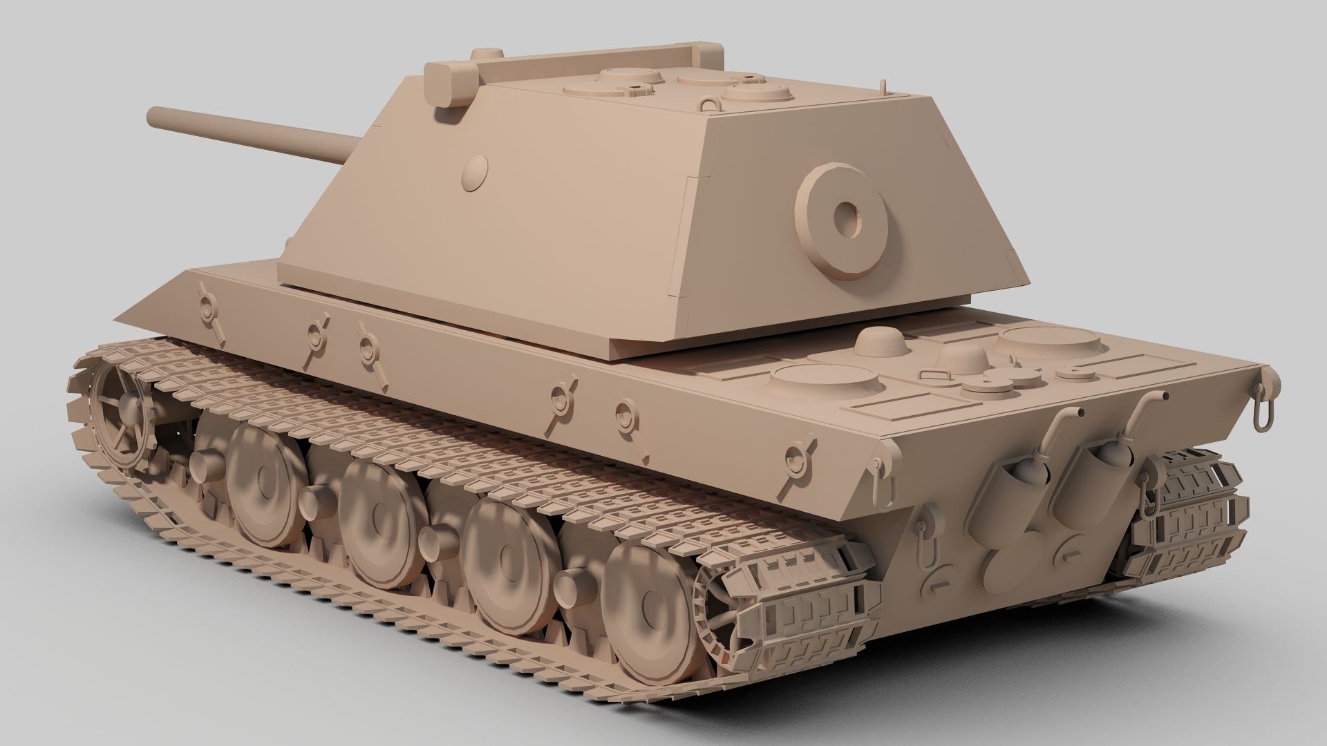 Panzerkampfwagen E 100 3D Model - TurboSquid 1990121