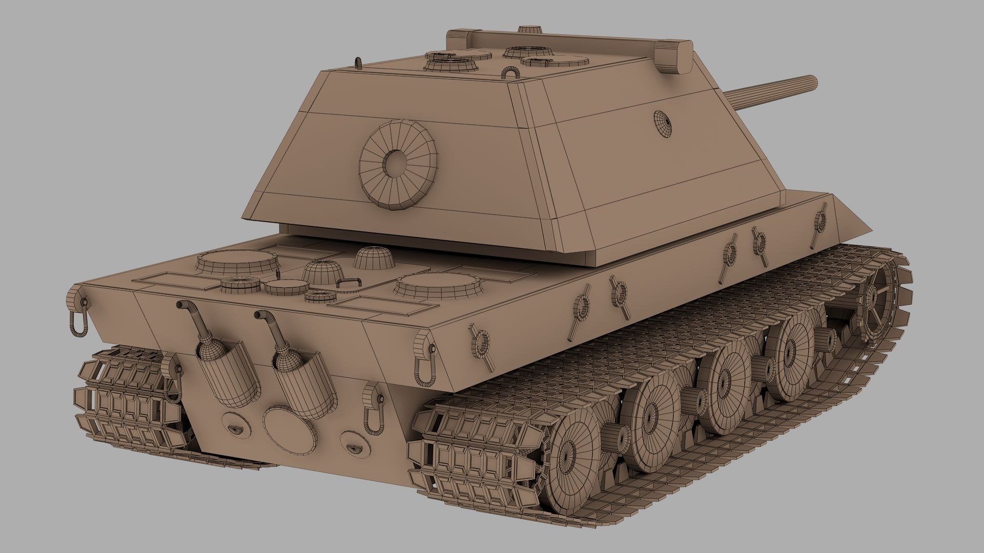 Panzerkampfwagen E 100 3D Model - TurboSquid 1990121