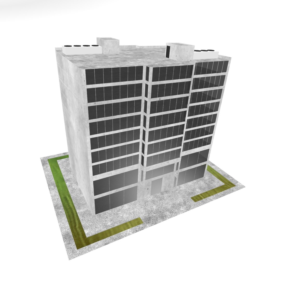 Office Build 05 3d Model