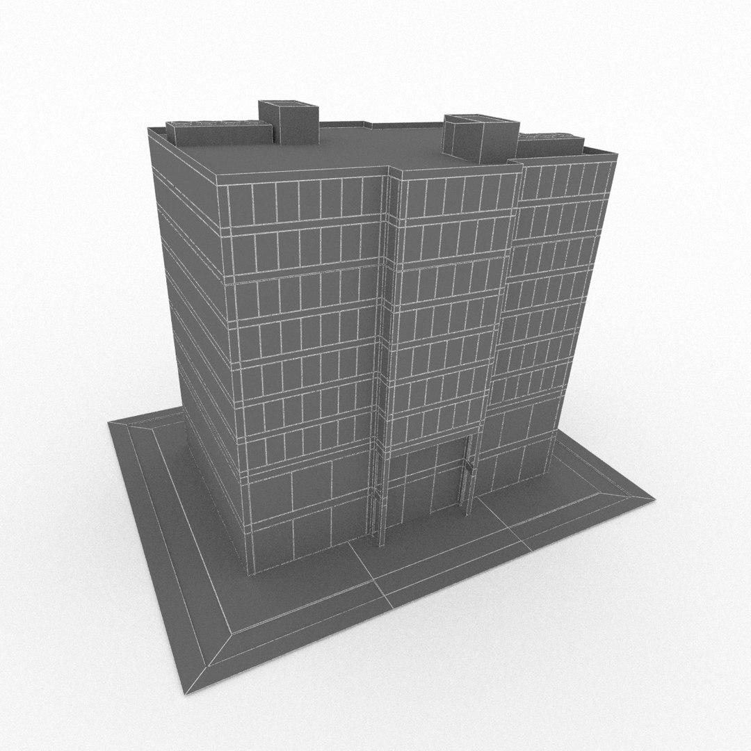 Office Build 05 3d Model
