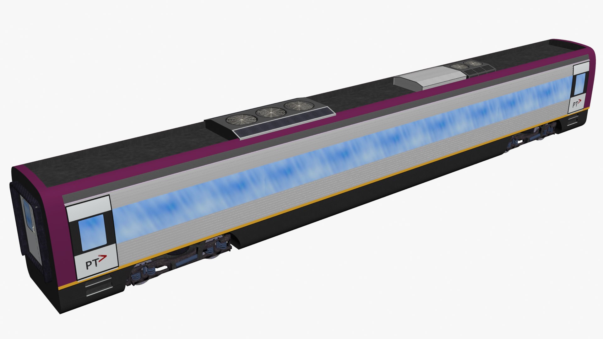 Australian Vline Vlocity Diesel Passenger Train 3D Model - TurboSquid ...