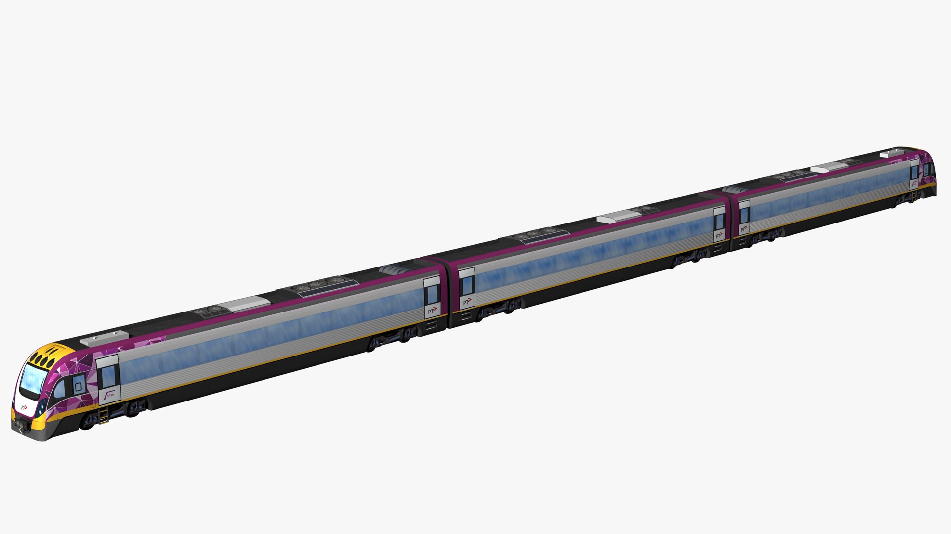 Australian Vline Vlocity Diesel Passenger Train 3D Model - TurboSquid ...