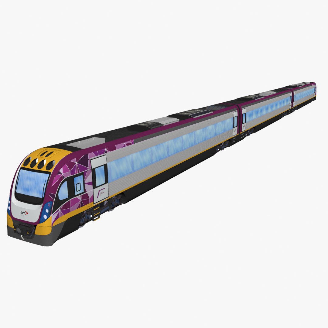 Australian vline vlocity diesel passenger train 3D model - TurboSquid ...