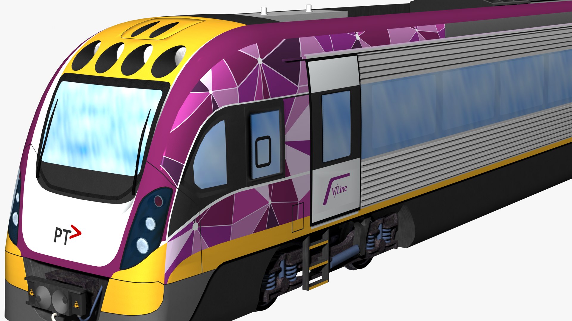 Australian Vline Vlocity Diesel Passenger Train 3D Model - TurboSquid ...