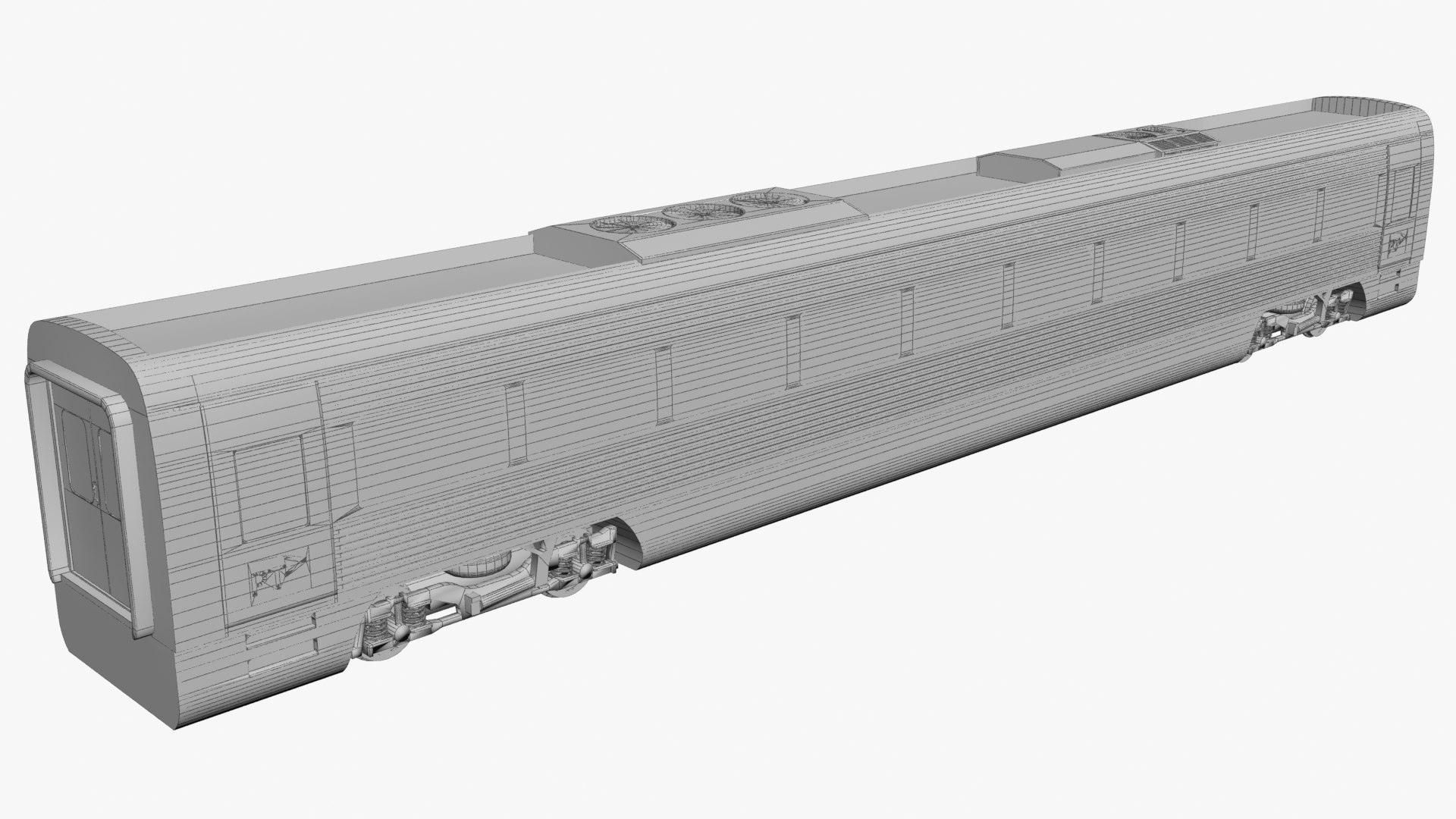 Australian Vline Vlocity Diesel Passenger Train 3d Model Turbosquid