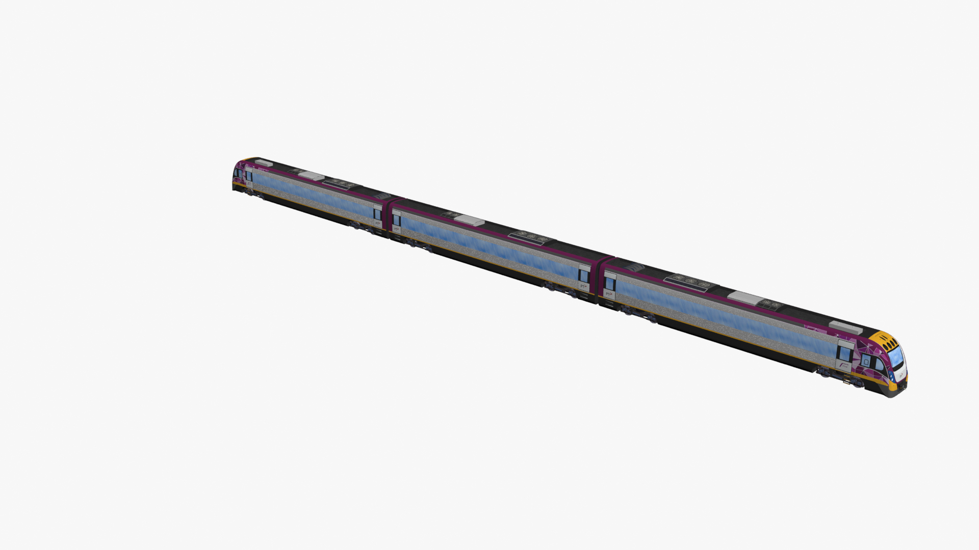 Australian Vline Vlocity Diesel Passenger Train 3D Model - TurboSquid ...
