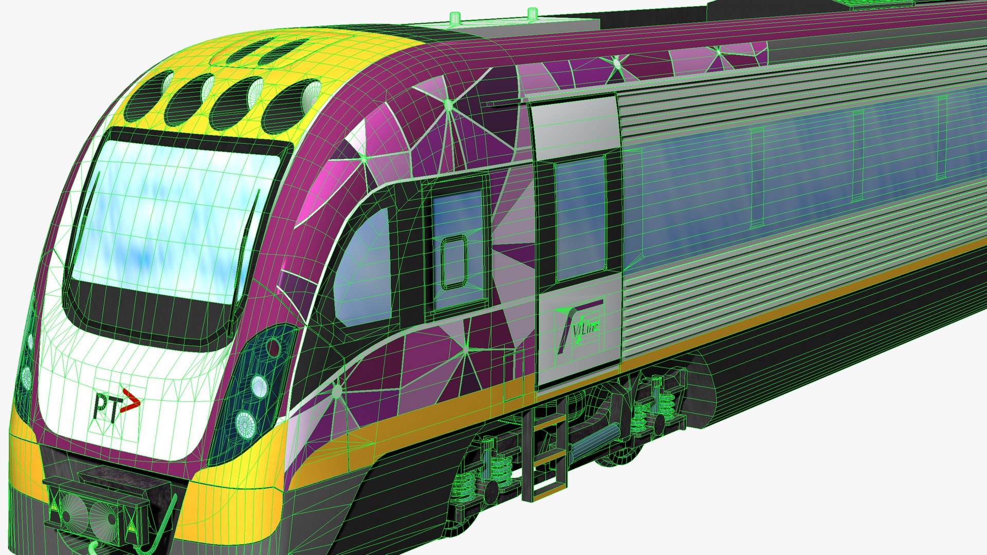 Australian Vline Vlocity Diesel Passenger Train 3D Model - TurboSquid ...