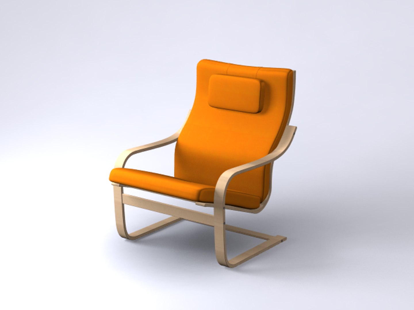 Poang Chairs 5 3d 3ds