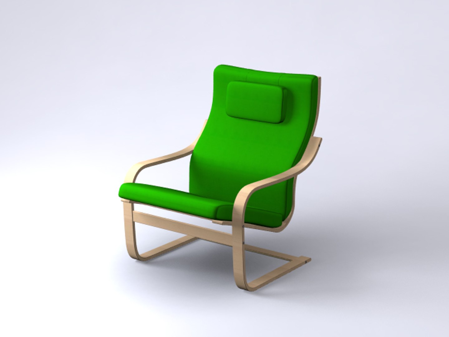 Poang Chairs 5 3d 3ds