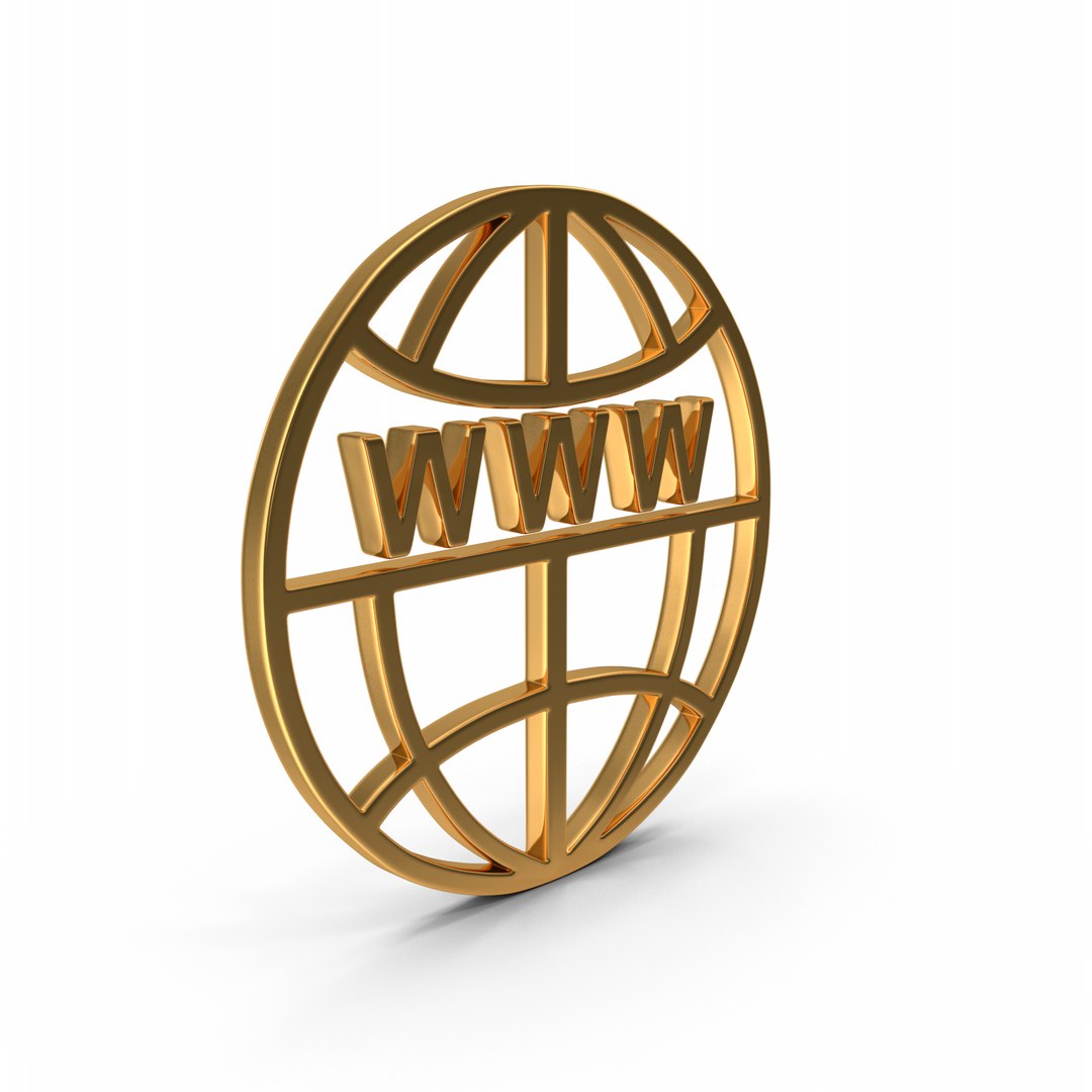 Web Icon Gold Model - TurboSquid 2316644