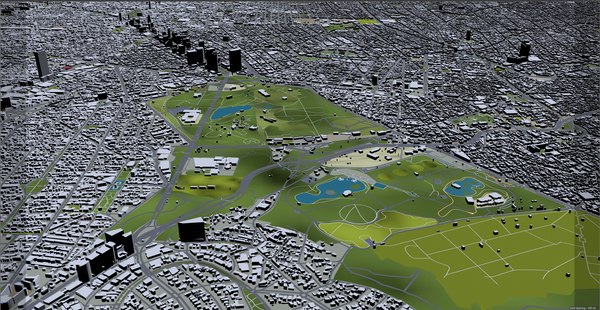 City area building 3D model - TurboSquid 1552467