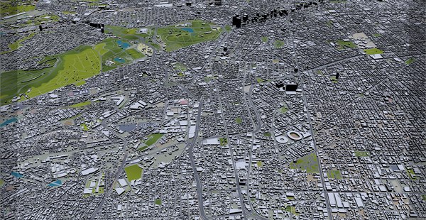 City area building 3D model - TurboSquid 1552467