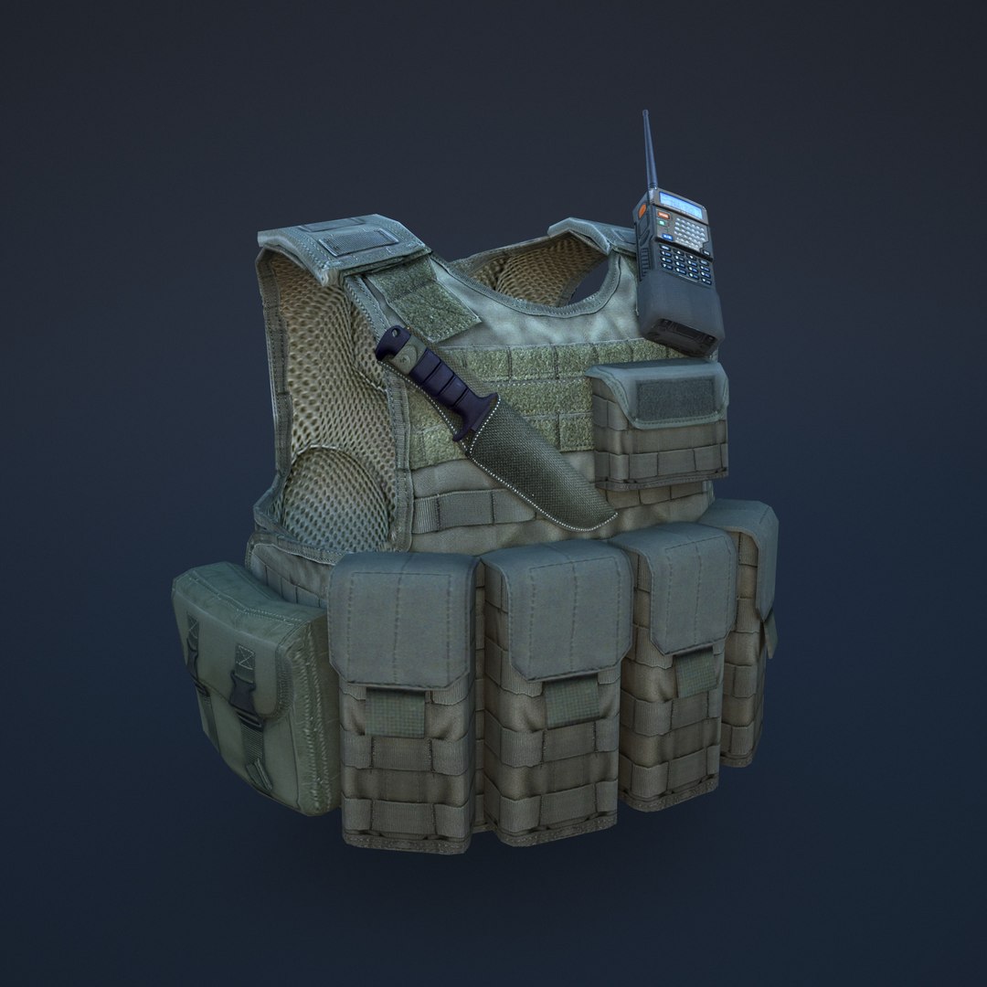 3d body armor model