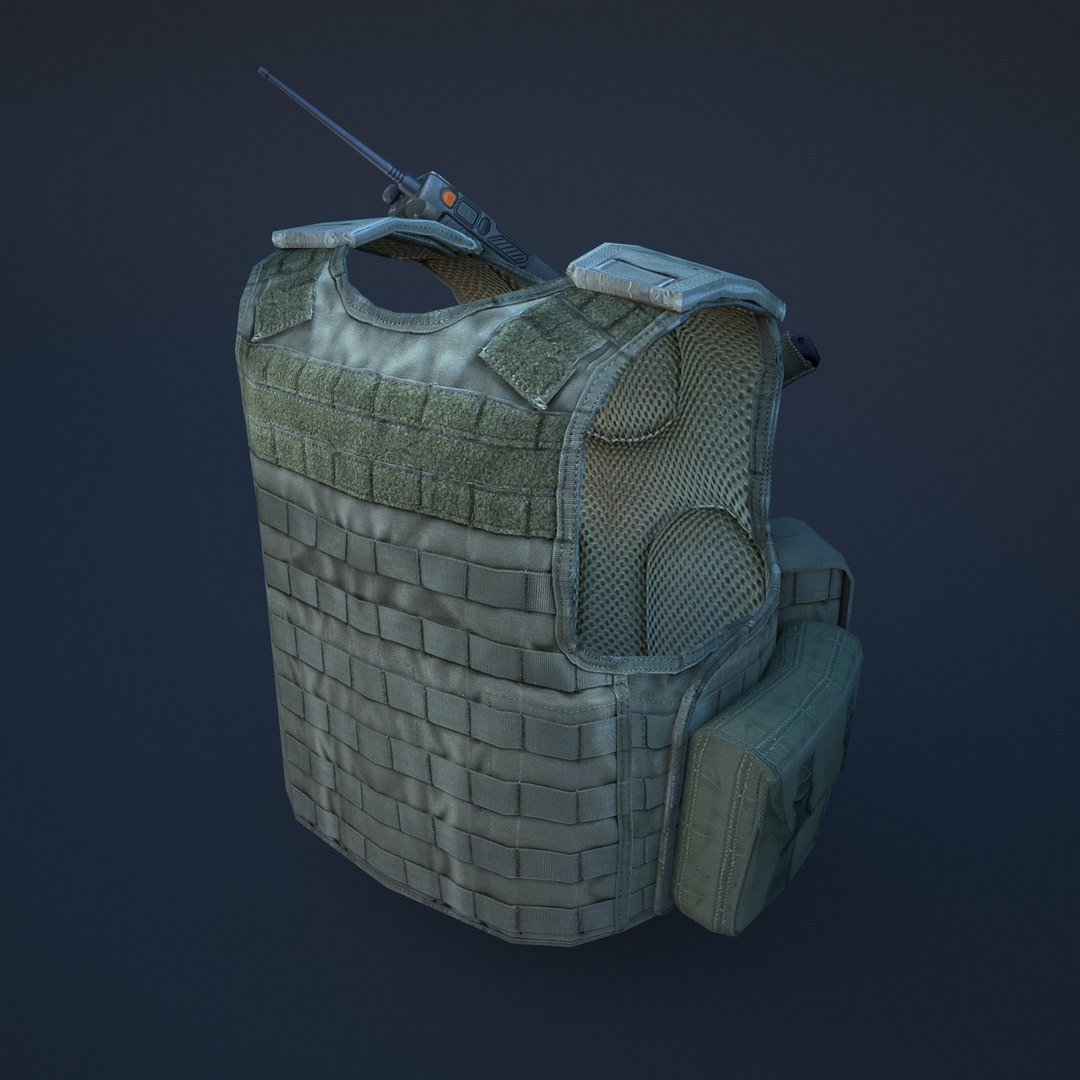 3d body armor model