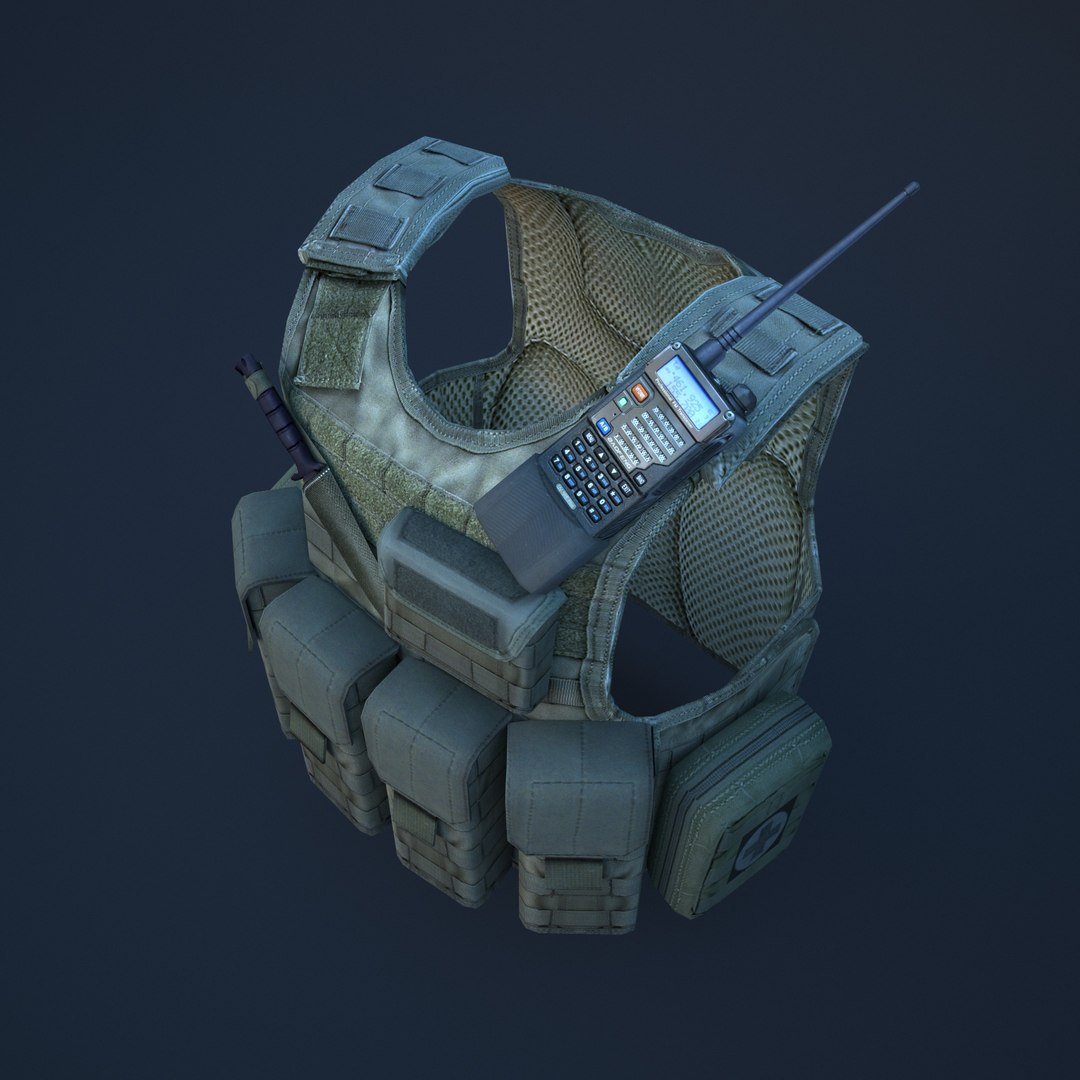 3d body armor model