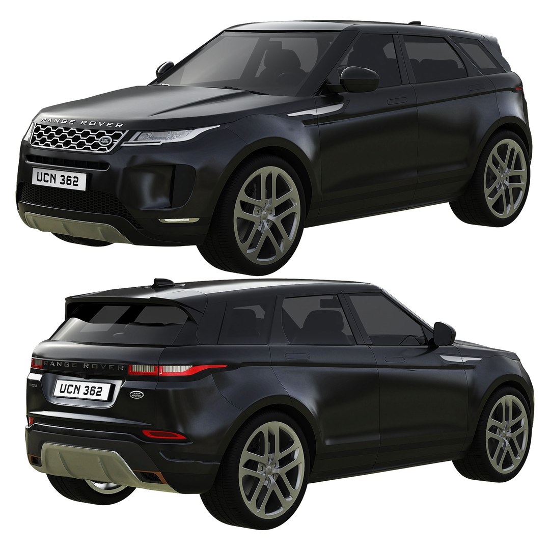 Range rover land evoque model - TurboSquid 1500354