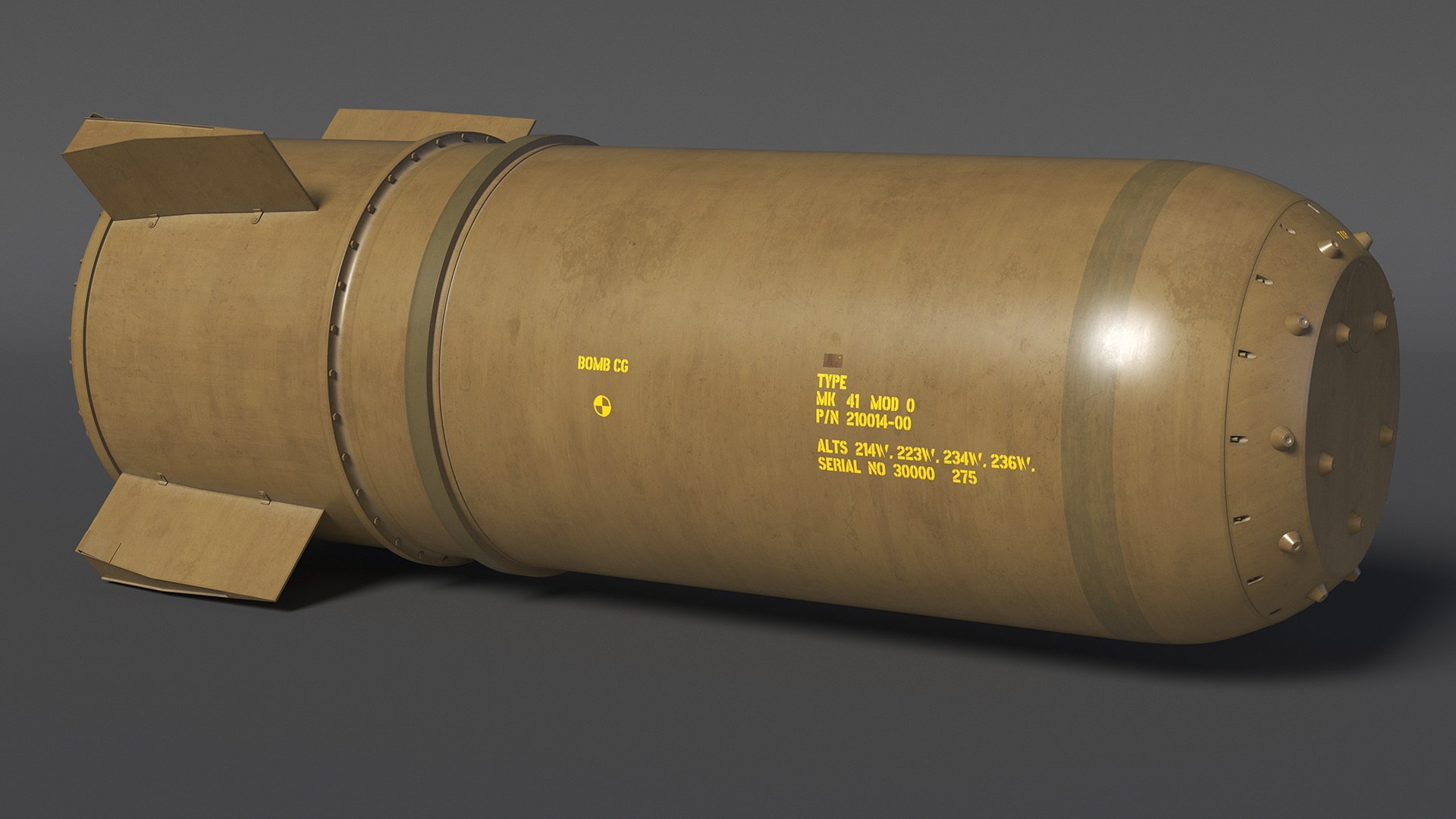 3D Nuclear Bombs Collection 5 - TurboSquid 2413885
