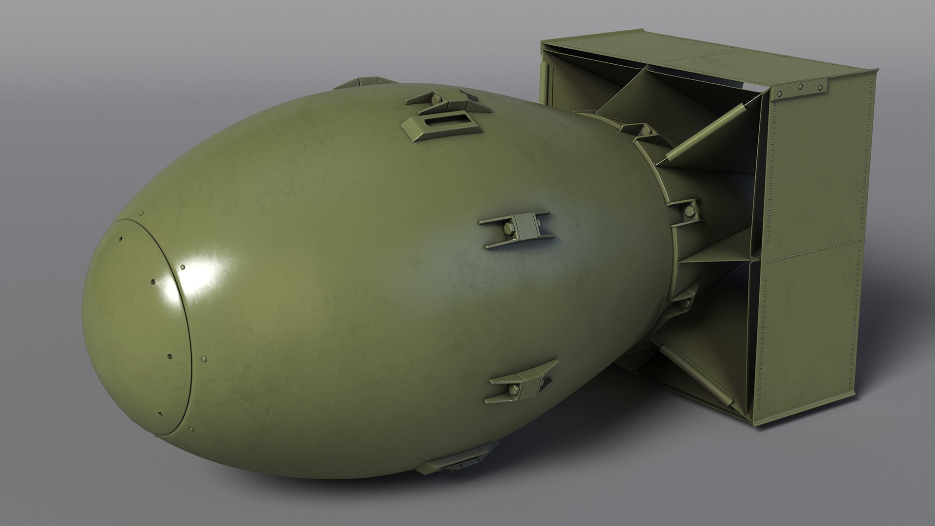 3D Nuclear Bombs Collection 5 - TurboSquid 2413885