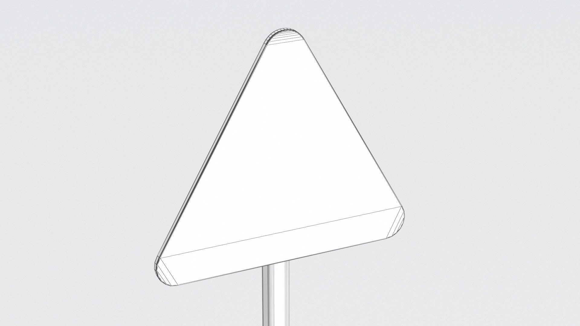 Sharp-Left-Curve Road Sign 3D Model - TurboSquid 2117204