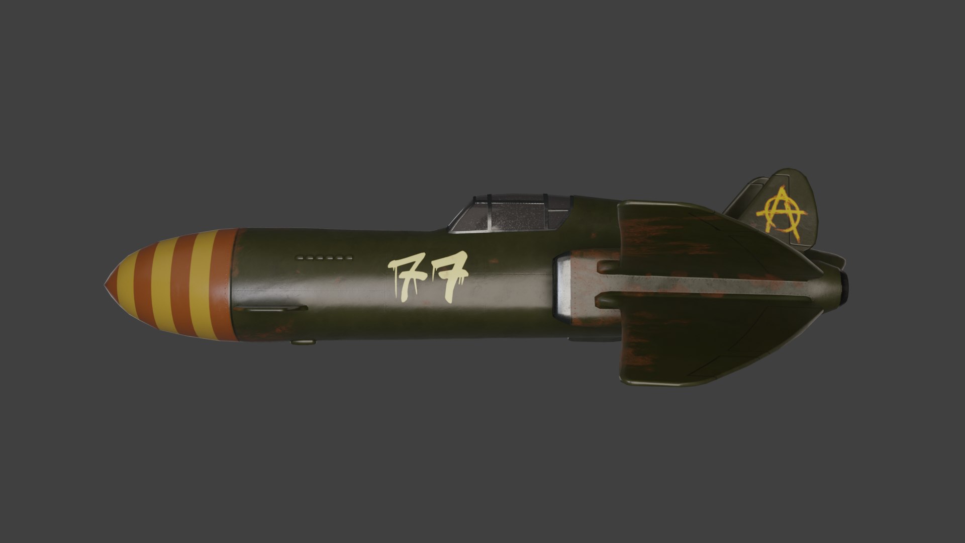 3D Fantasy Jet Punk Plane model - TurboSquid 2160181