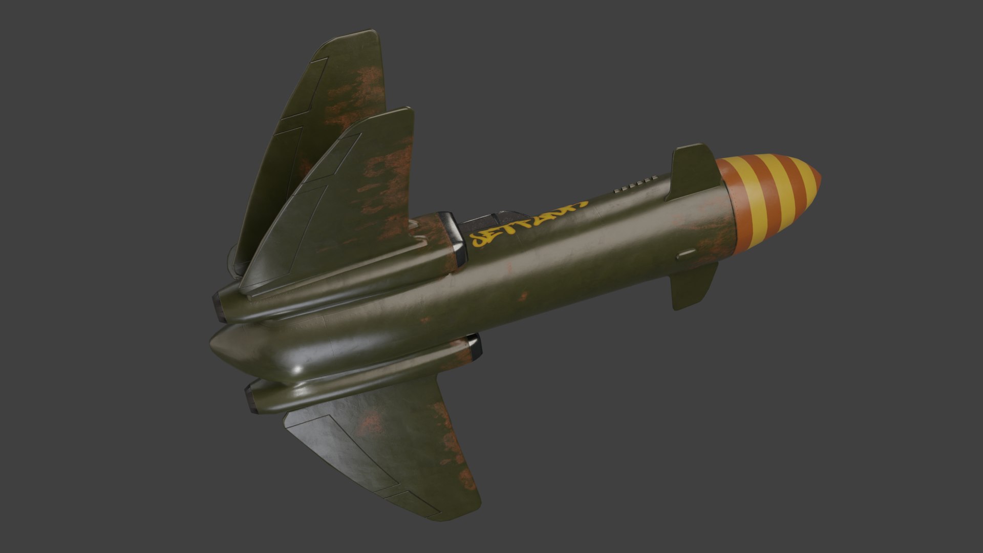 3D Fantasy Jet Punk Plane Model - TurboSquid 2160181