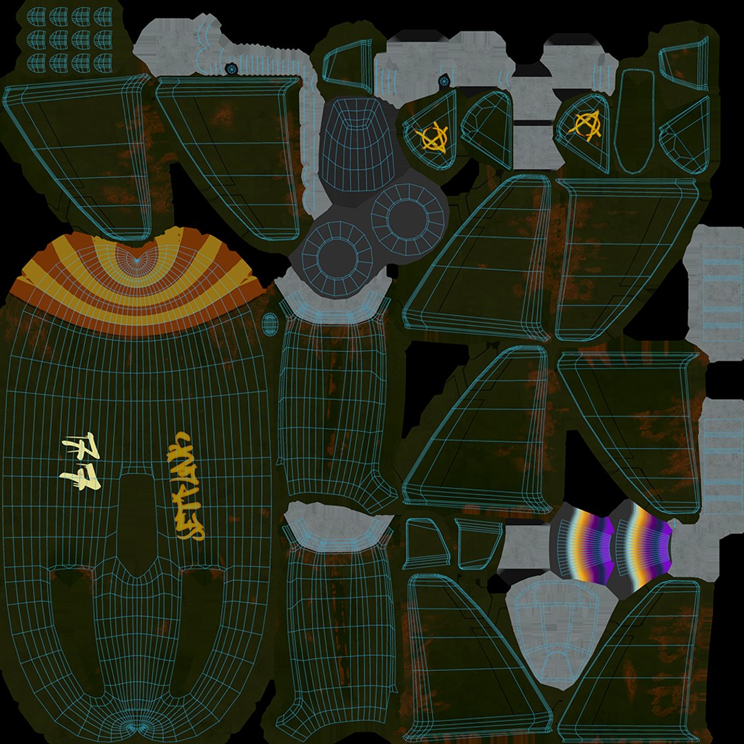 3D Fantasy Jet Punk Plane Model - TurboSquid 2160181