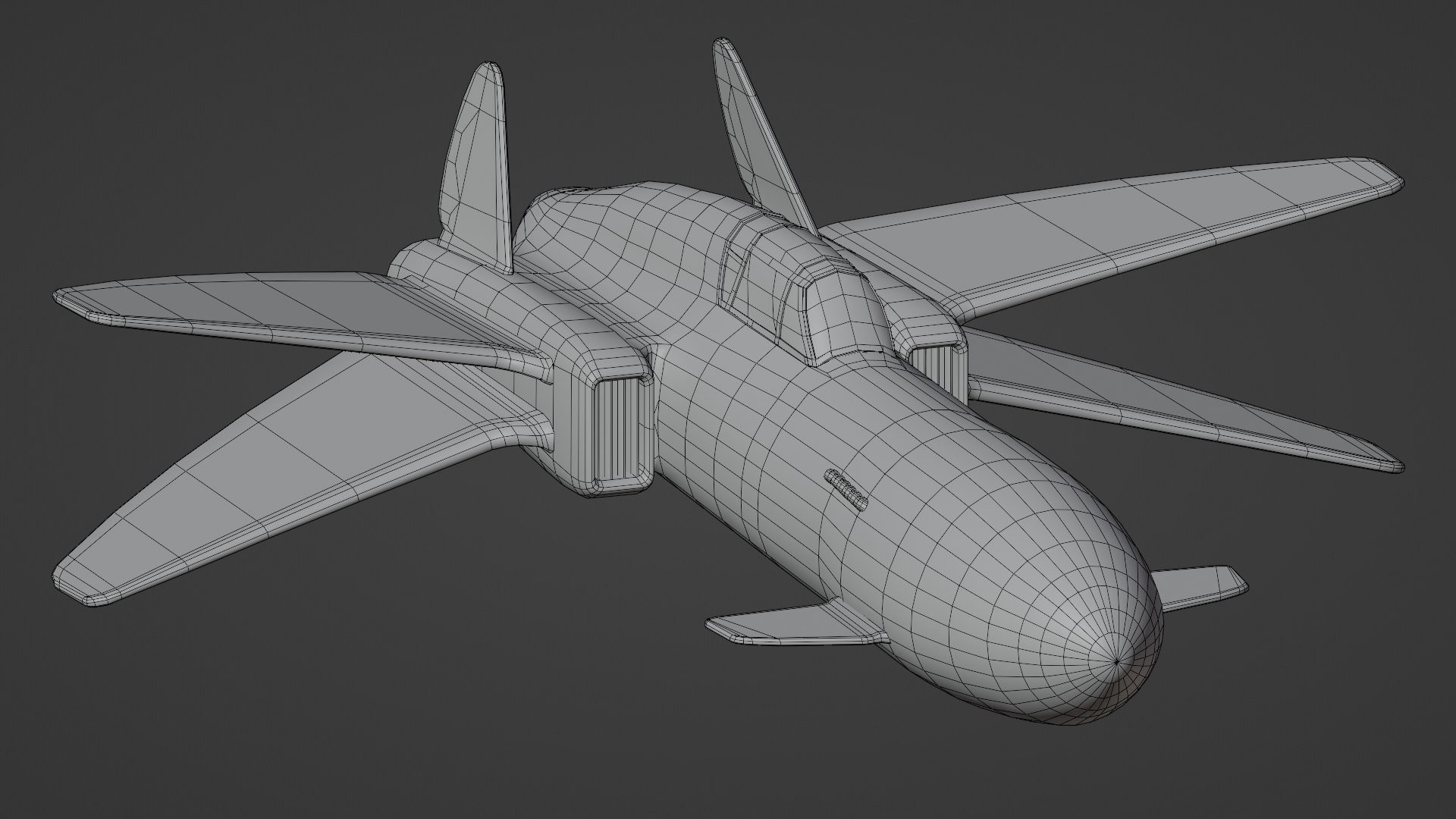 3D Fantasy Jet Punk Plane Model - TurboSquid 2160181