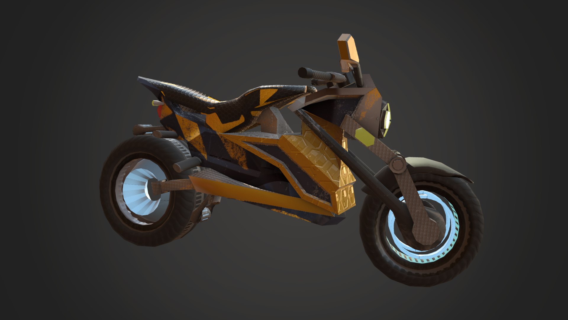 Motorcycle Fantasy Bee 3D - TurboSquid 1683066