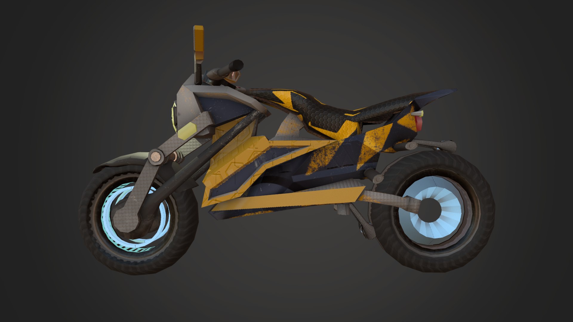 Motorcycle Fantasy Bee 3D - TurboSquid 1683066