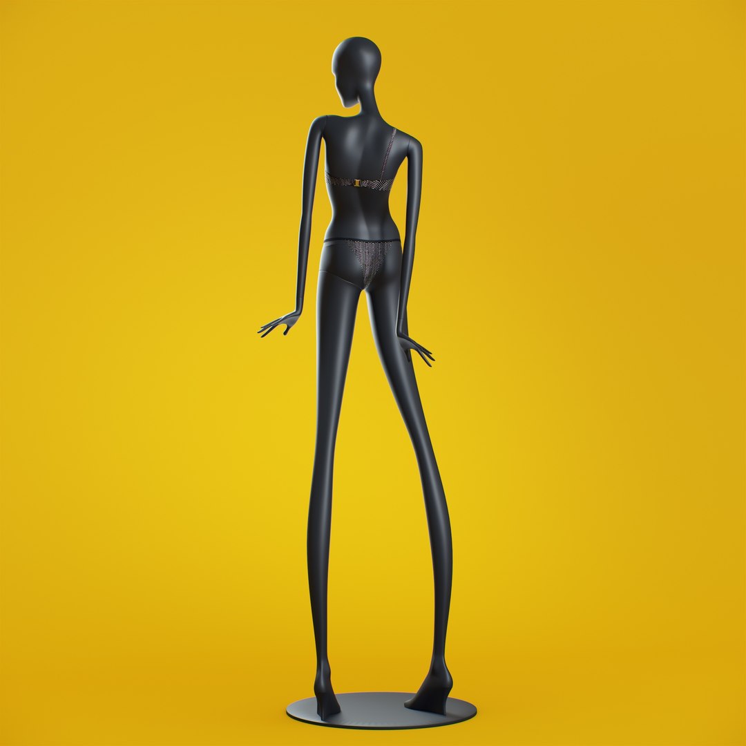 Woman Swimsuit VS Black and White One-shoulder Bandeau model ...