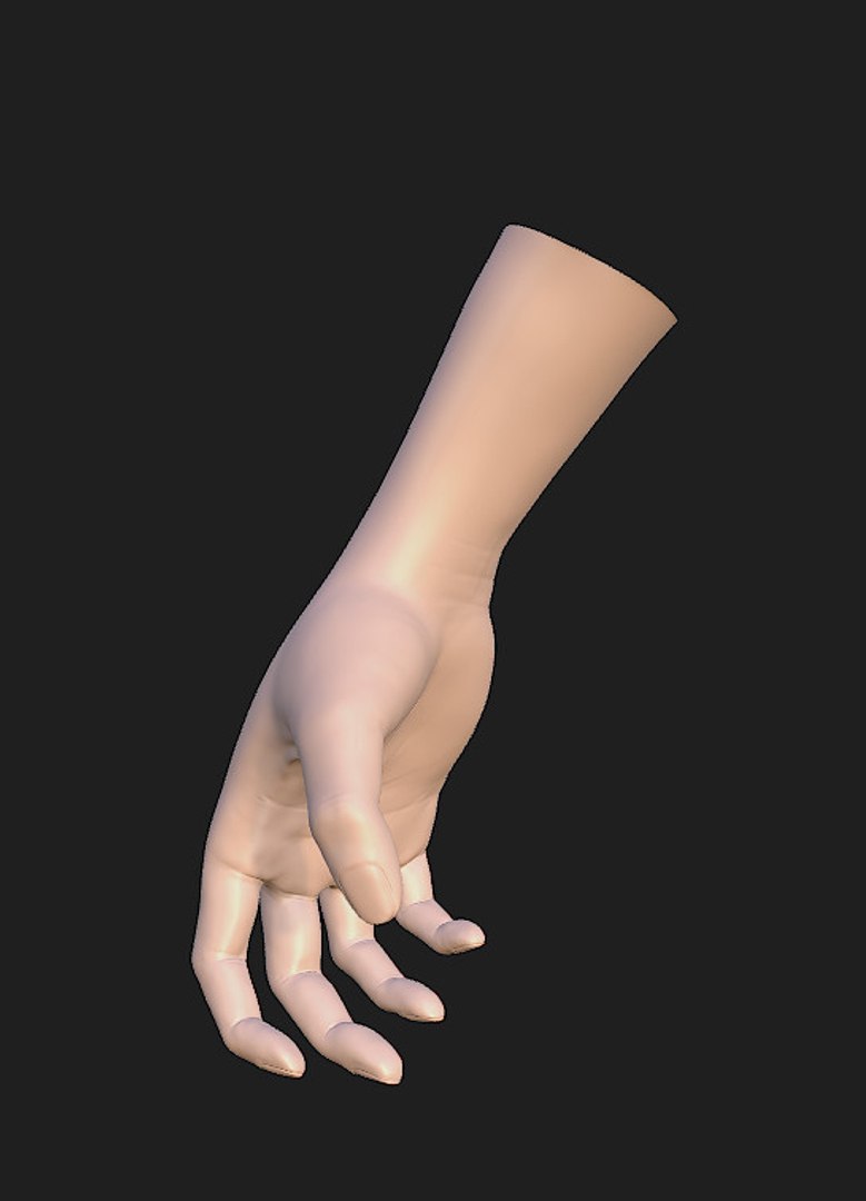 Female Hand Obj