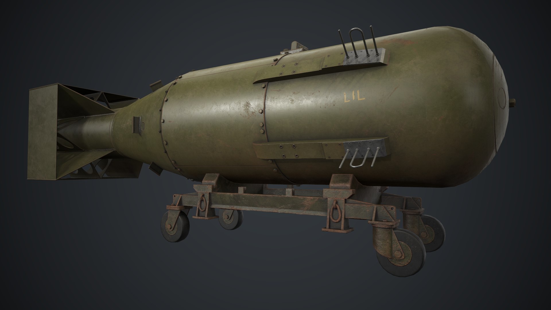 Little Boy Atomic Bomb 3D - TurboSquid 1659840