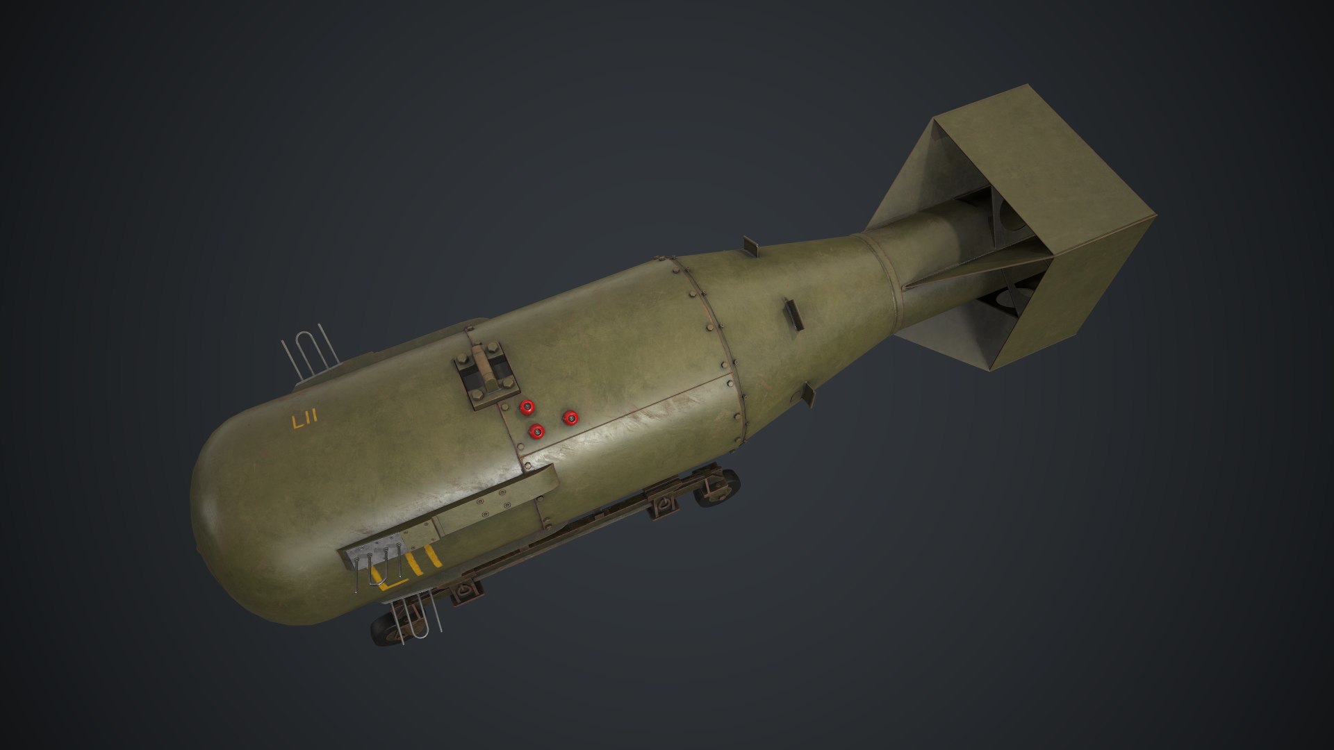 Little Boy Atomic Bomb 3D - TurboSquid 1659840
