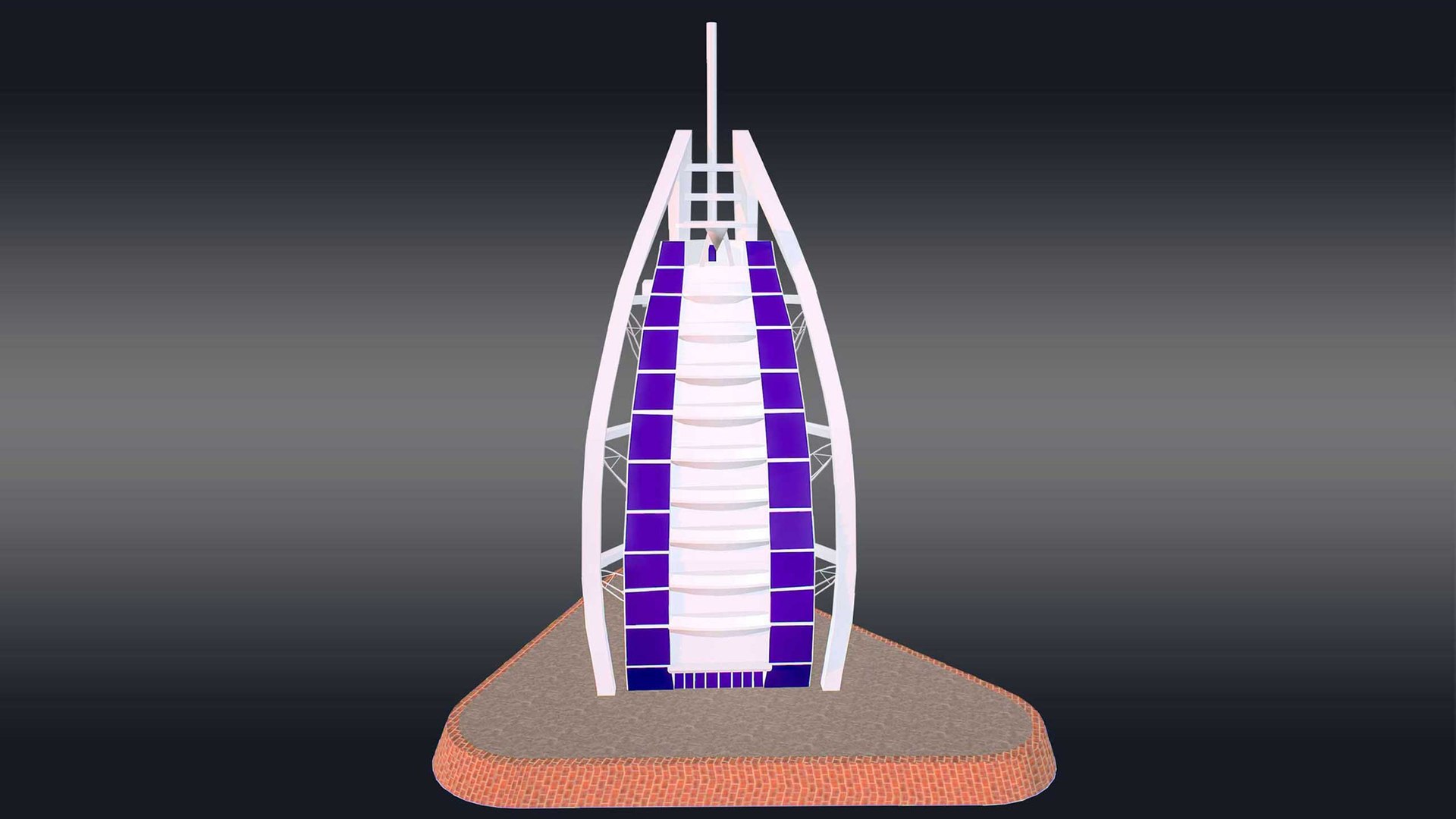 3D Model Burj Al Arab 3D Model - TurboSquid 2124772
