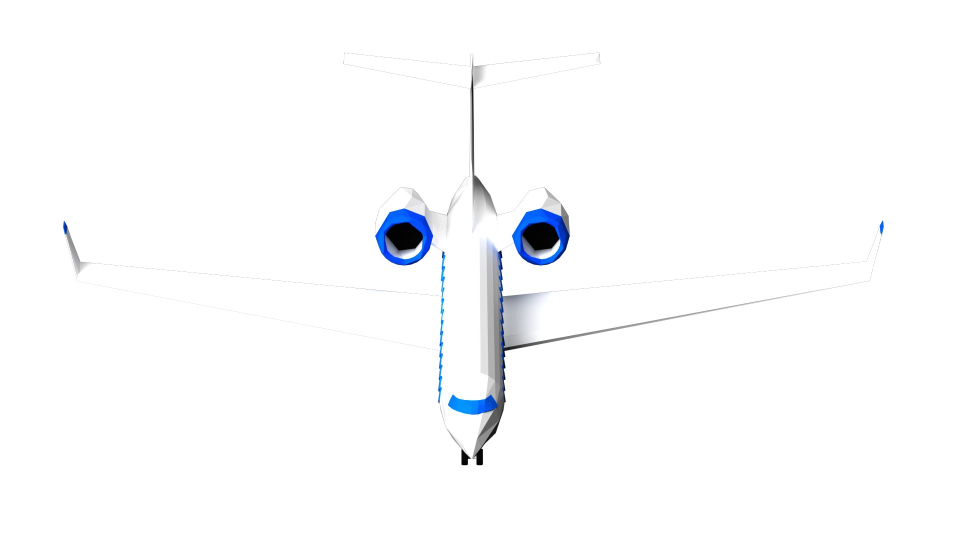 Cartoon airplane toon model - TurboSquid 1680153