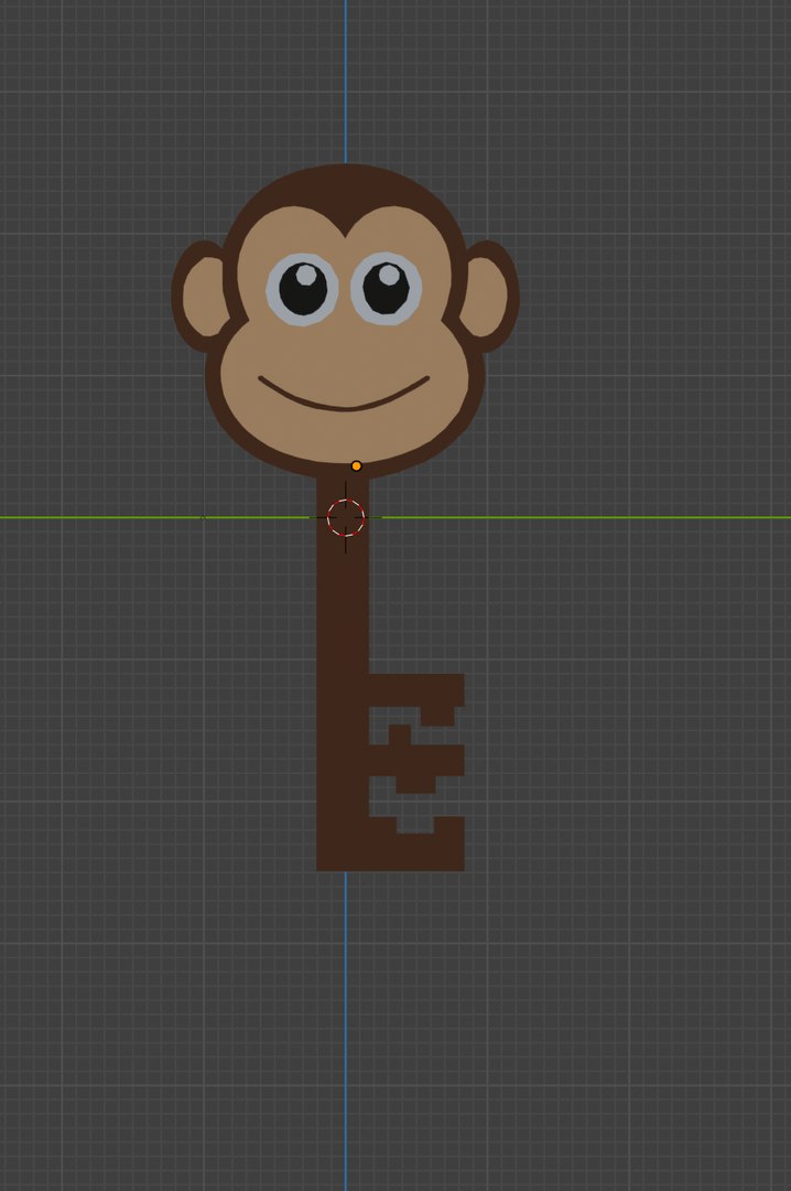 3D monkey key model - TurboSquid 1587853