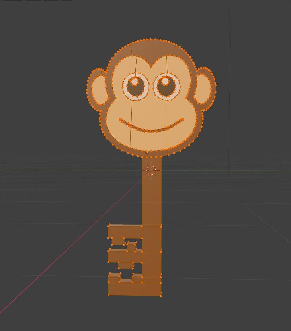 3D monkey key model - TurboSquid 1587853