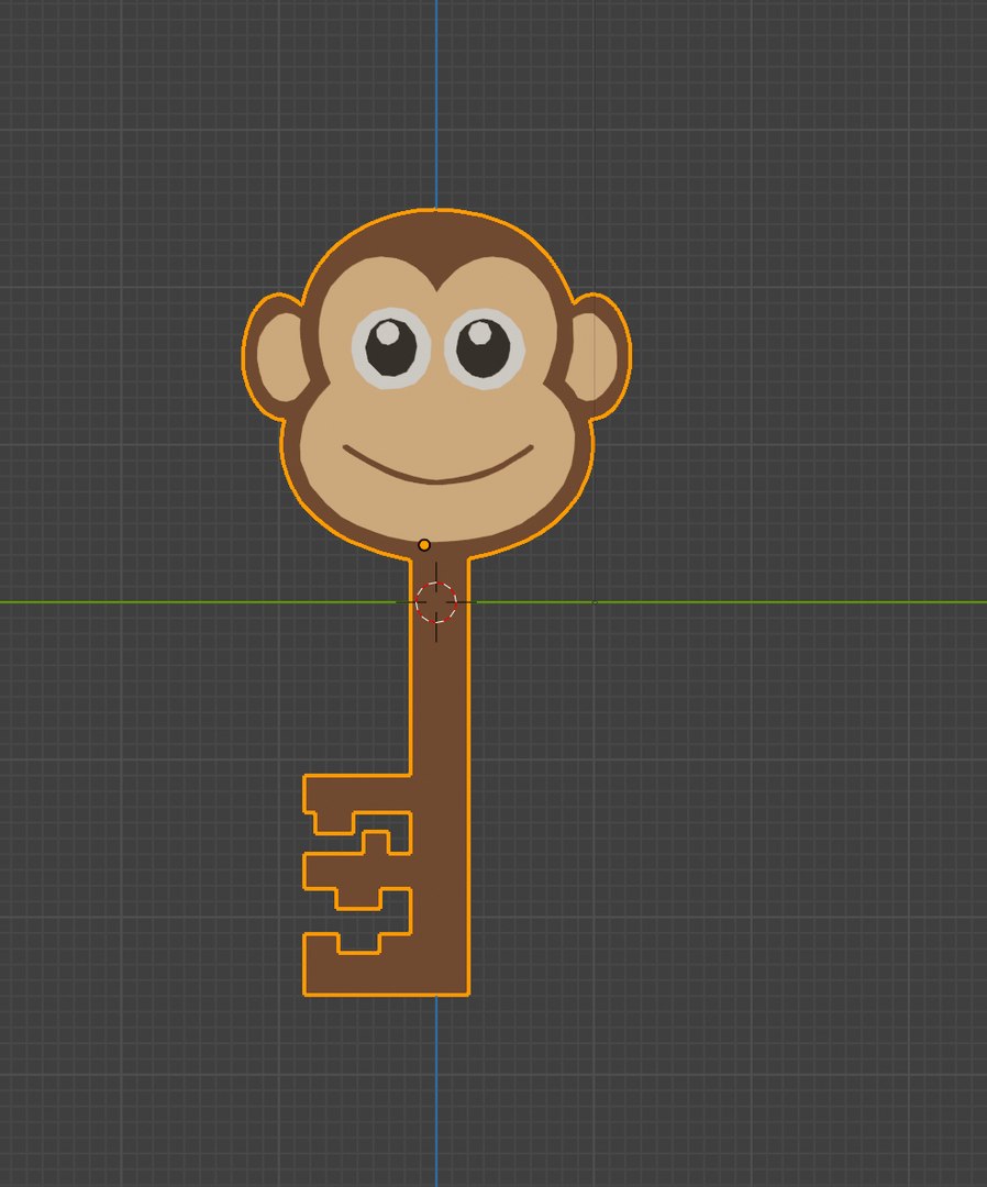 3D monkey key model - TurboSquid 1587853