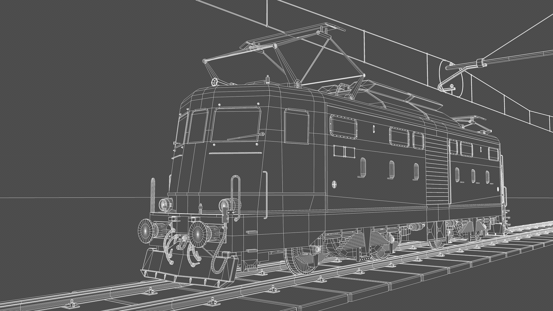 3D Model Electric Locomotive E424 - TurboSquid 2412165