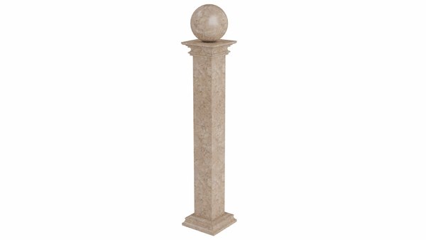 3D Marble column - TurboSquid 1723443