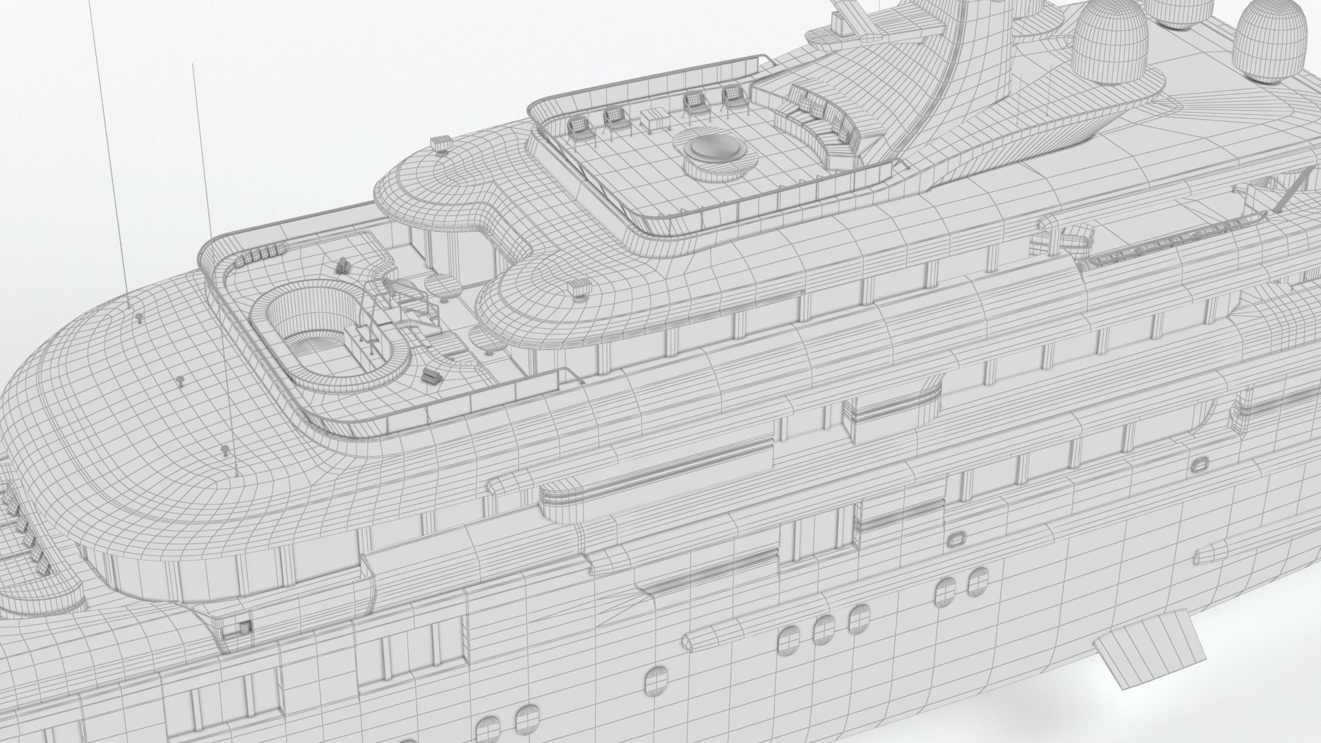 3D Dorina Superyacht Dynamic Simulation model - TurboSquid 2102034