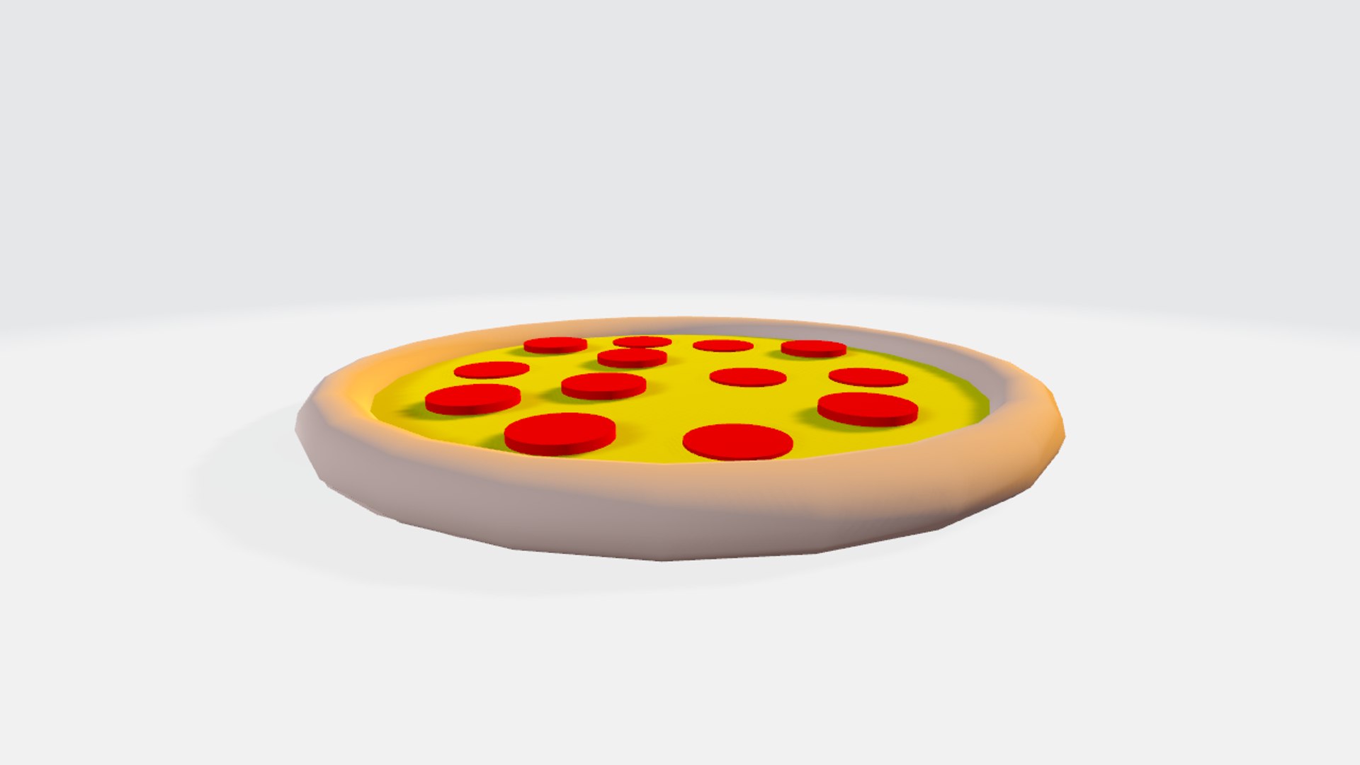 3D Low-poly Pizza - TurboSquid 1539744
