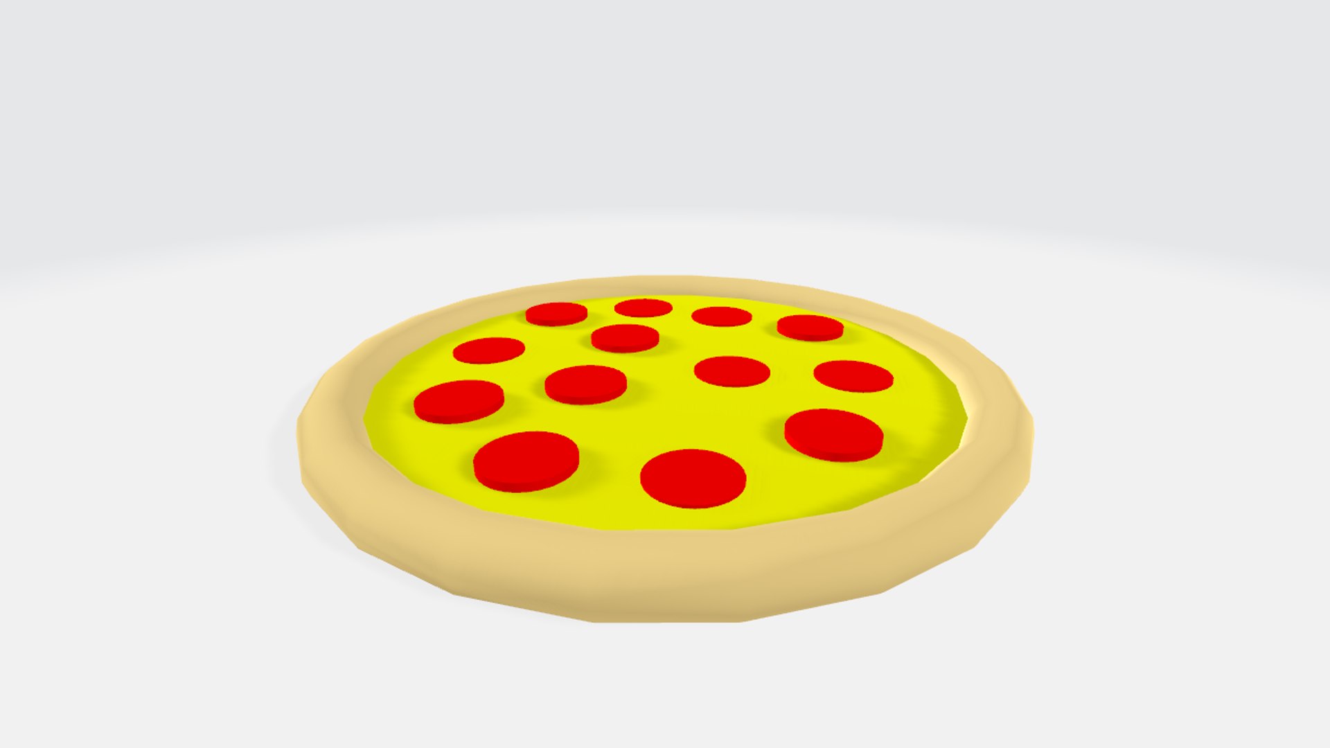 3D Low-poly Pizza - TurboSquid 1539744