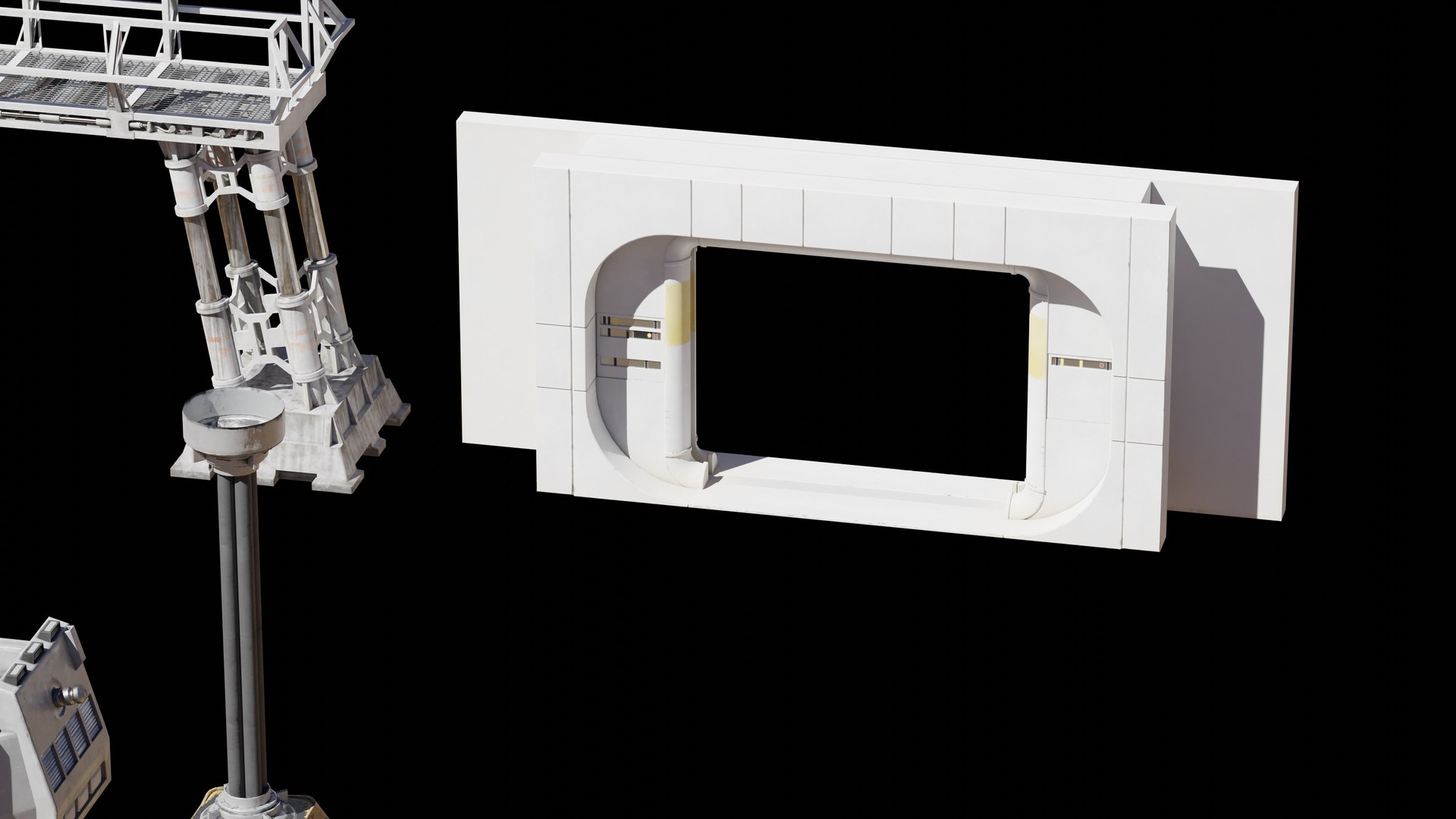 Star Wars Galactic Republic Prop Collection Kitbash 3D Model 3D ...