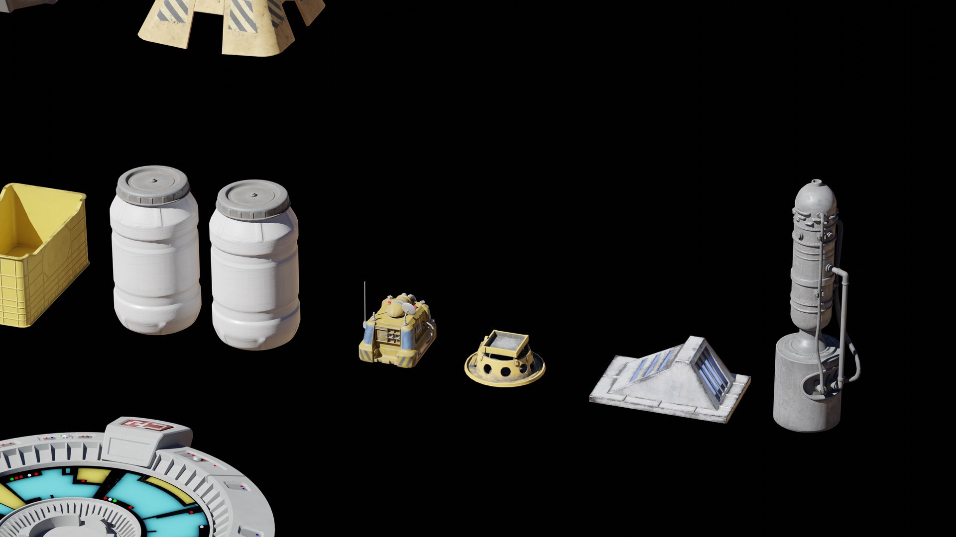 Star Wars Galactic Republic Prop Collection Kitbash 3D Model 3D ...