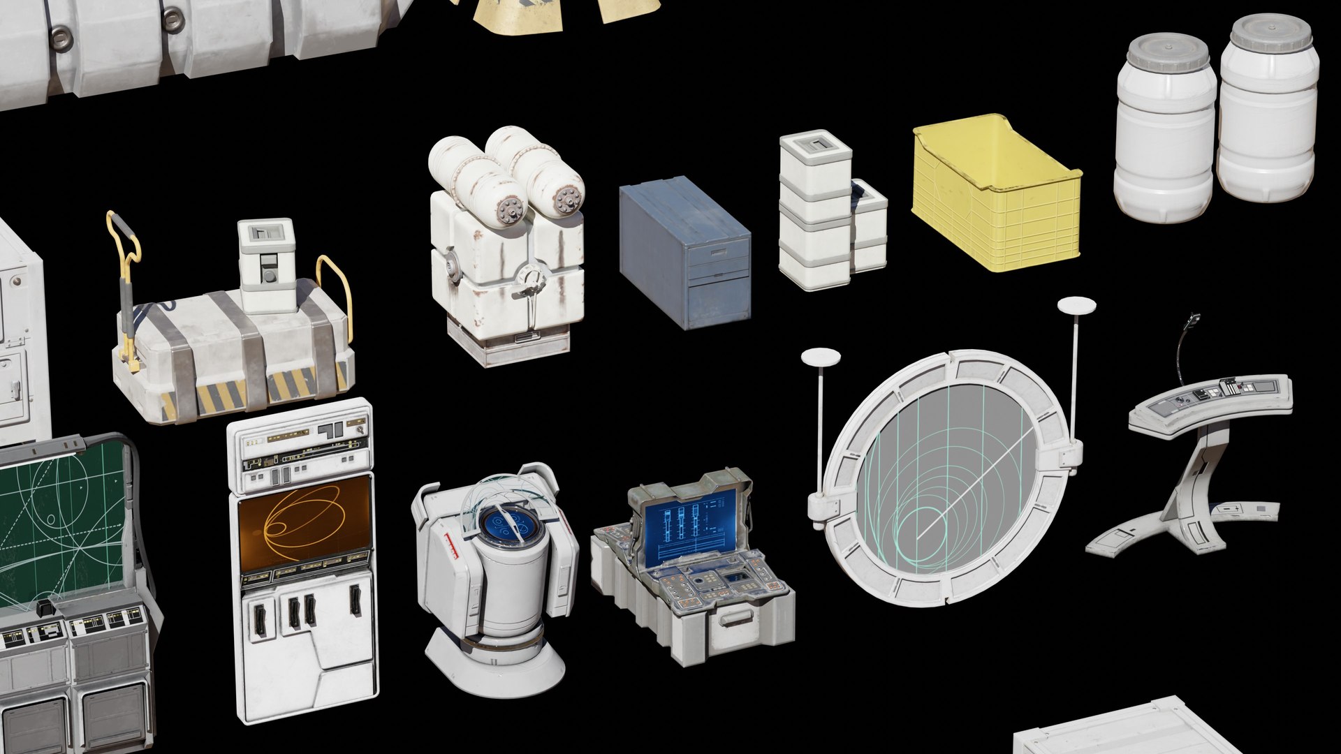 Star Wars Galactic Republic Prop Collection Kitbash 3D Model 3D ...