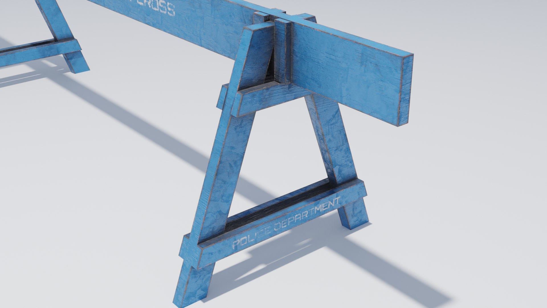 3D Wooden Police Barriers With 4K Textures Low-poly - TurboSquid 1971109