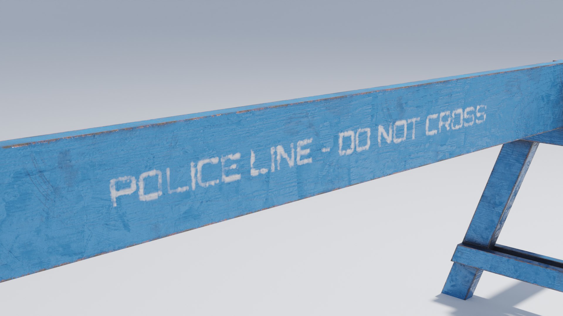 3D Wooden Police Barriers With 4K Textures Low-poly - TurboSquid 1971109